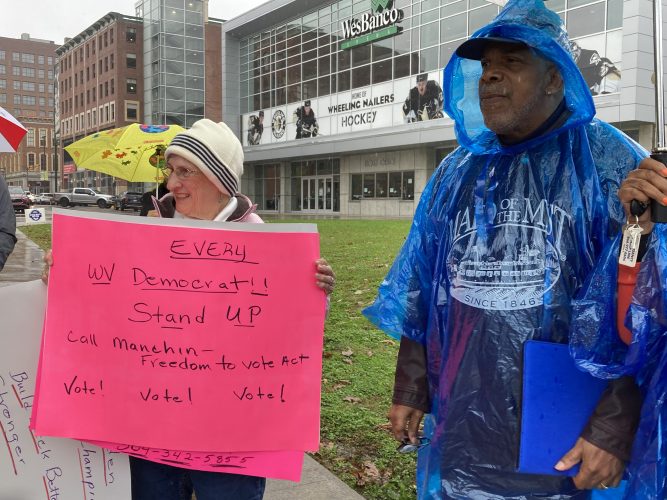 Ohio County residents rally in Wheeling for ‘Build Back Better’ bill ...